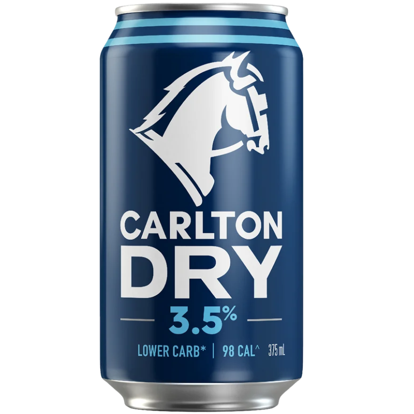 CARLTON DRY 3.5% MID 375mL CANS 30pk CUBE | PALS